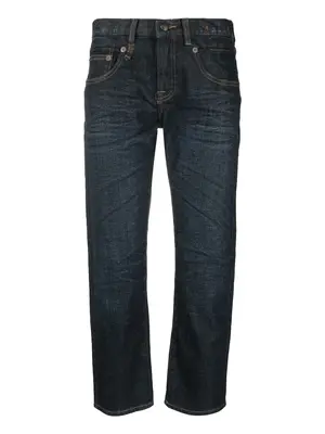 R13 Cropped-leg Denim Jeans - Blue