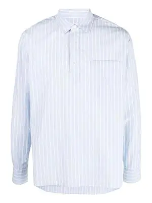 Orlebar Brown Long-sleeve Striped Shirt - Blue
