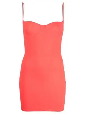 Alex Perry Deacon Sweetheart Neckline Mini Dress - Pink