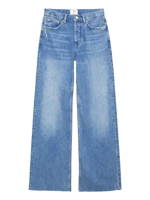 ANINE BING Hugh Wide-leg Jeans - Blue