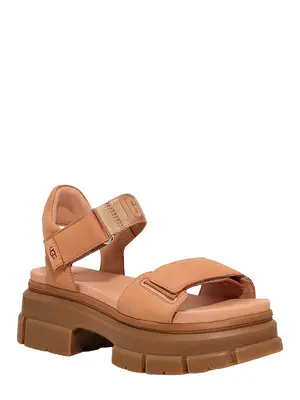 UGG UGG Ashton Ankle Heeled Sandals Brown