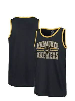 '47 47 Milwaukee Brewers Winger Franklin Tank Top - Navy