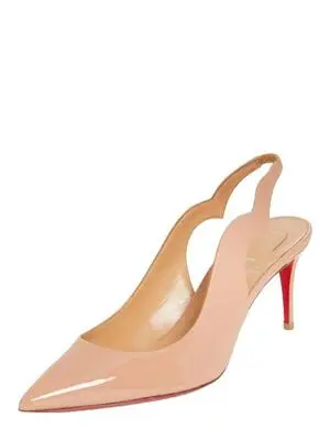 CHRISTIAN LOUBOUTIN Hot Chick Slingback Pumps - N295 Beige/lin Beige
