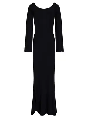 Ronny Kobo Madelyn Knitted Maxi Dress - Black
