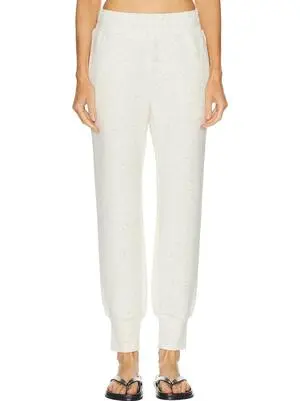 Varley The Slim Cuff 27.5 Pant - Ivory Marl Fleck