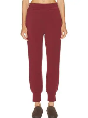Varley The Slim Cuff 27.5 Pant - New Maroon