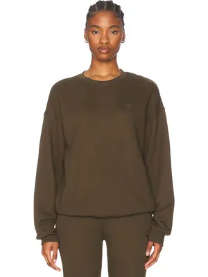 Eterne Eterne Oversized Crewneck Sweatshirt Moss