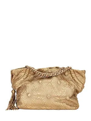 CHANEL Ca D'Oro Metallic Tote Bag