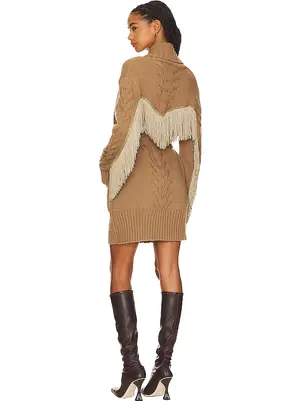 UNDERSTATED LEATHER Midi Rodeo Robe - Almond