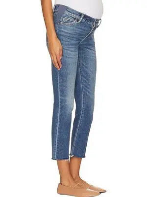 Hatch The Crop Maternity Jeans - Indigo