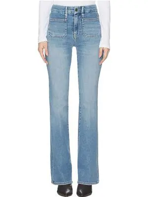 Good American Good Legs Flare Jeans - Indigo1149