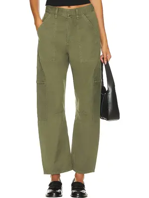 Citizens Of Humanity Marcelle Low Slung Cargo In Olive - Surplus