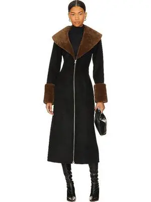 Lpa Giovanna Coat - Black & Taupe