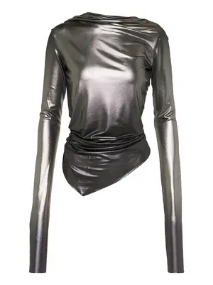 Rick Owens Jersey Top - Silver