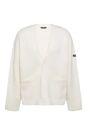 Balenciaga Wool-blend Cardigan - White