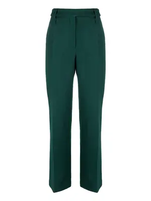 Alexandre Vauthier Houndstooth Wide-leg Trousers - Green