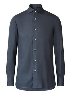 Isaia Mix Dress Shirt - Navy