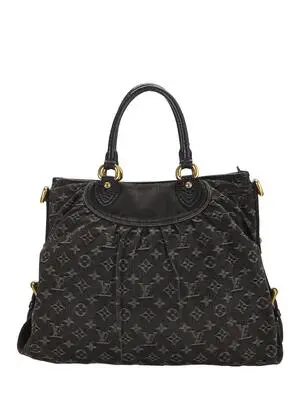 LOUIS VUITTON Monogram Denim Neo Cabby - Black