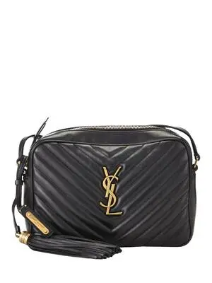 SAINT LAURENT YSL Quilted Calfskin Lou Camera Bag