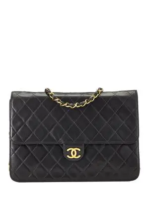 CHANEL Lambskin Ex Flap Medium