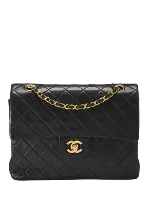 CHANEL Chanel Quilted Lambskin Classic Double Flap Tall Medium Shoulder Bag