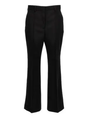 LANVIN Flare Wool Pants - Black