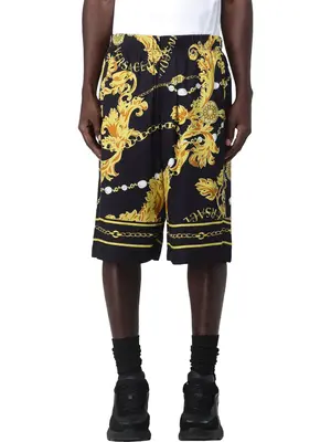 Versace Printed Shorts - Black