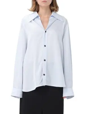 Bottega Veneta Poplin Shirt - Sky Blue