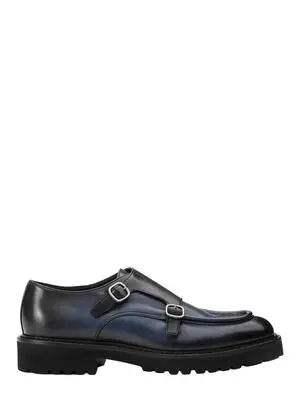 DOUCAL'S Doucal's Monk Strap Shoes Blue