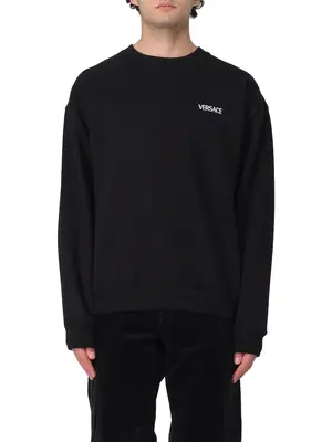 Versace Cotton Sweatshirt - Black