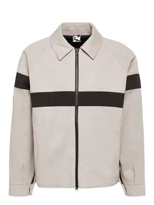 GR10K Cotton Zip-up Jacket - White