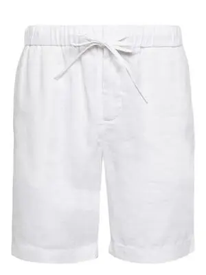 Frescobol Carioca Felipe Linen-blend Shorts - White