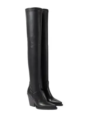 Paris Texas Over-the-knee Boots - Black