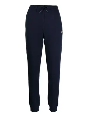 Lacoste High-waist Cotton Track Pants - Blue