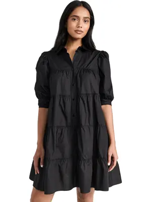 Peixoto Lola Mini Dress - Black