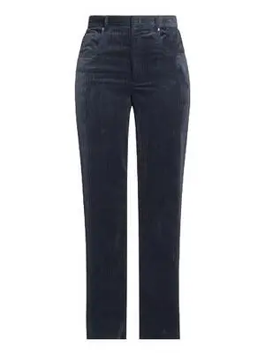 Isabel Marant Straight-Leg Corduroy Pants Blue