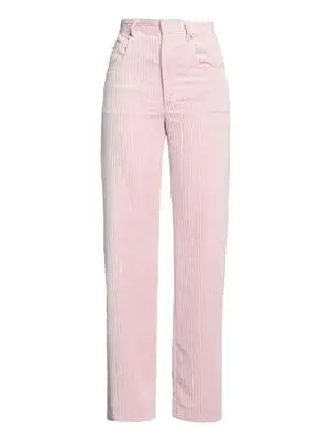 Isabel Marant Straight-Leg Corduroy Pants Pink