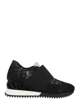 LE SILLA Textile Fiber Sneakers - Black