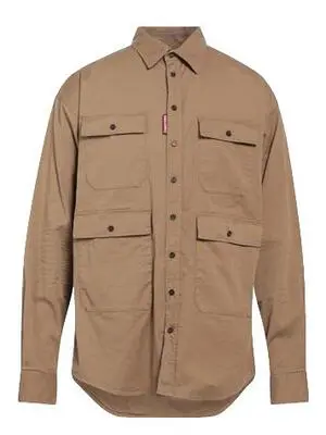 Dsquared2 Shirt Size Cotton, Elastane - Beige