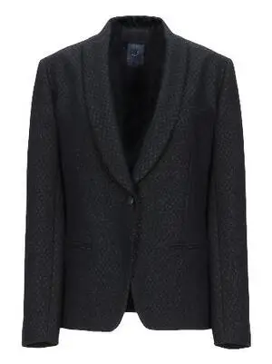 JACOB COHЁN Blazer In Cotton, Polyester, And Elastane - Black