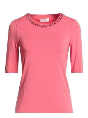 VDP VIA DELLE PERLE VDP VIA DELLE PERLE Collection T-Shirt Salmon Pink