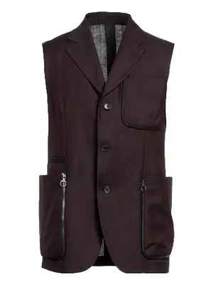 FERRAGAMO Blazer In Wool And Mohair - Purple