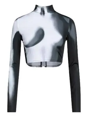Balmain T-shirt In Polyester And Elastane - White