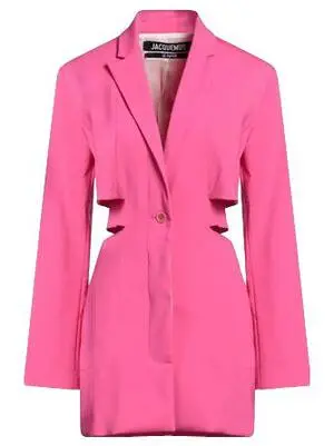 Jacquemus Le Papier Mini Blazer Dress Fuchsia