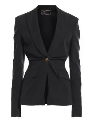 Versace Single-breasted Blazer - Black