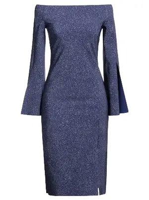 Chiara Boni La Petite Robe Midi Bodycon Dress Blue