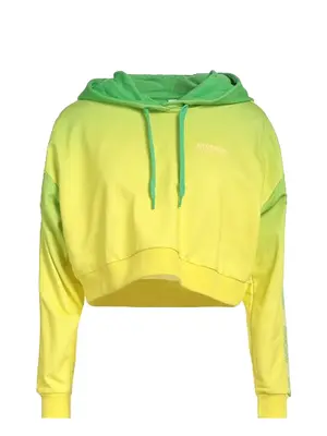 Moschino Sweatshirt In Cotton And Elastane Yellow