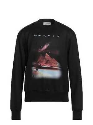 LANVIN Wool-Blend Jersey Knit Sweatshirt