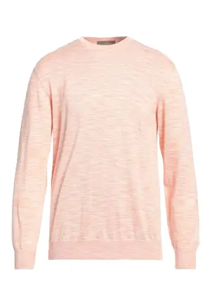 CRUCIANI Knitted Mélange Sweater - Salmon Pink