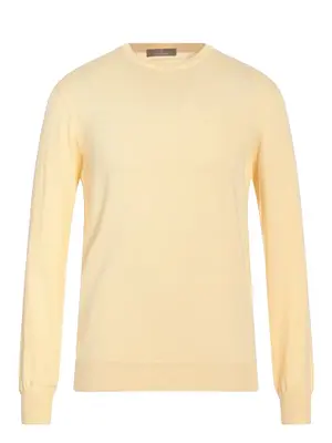 CRUCIANI Knitted Mélange Sweater - Yellow